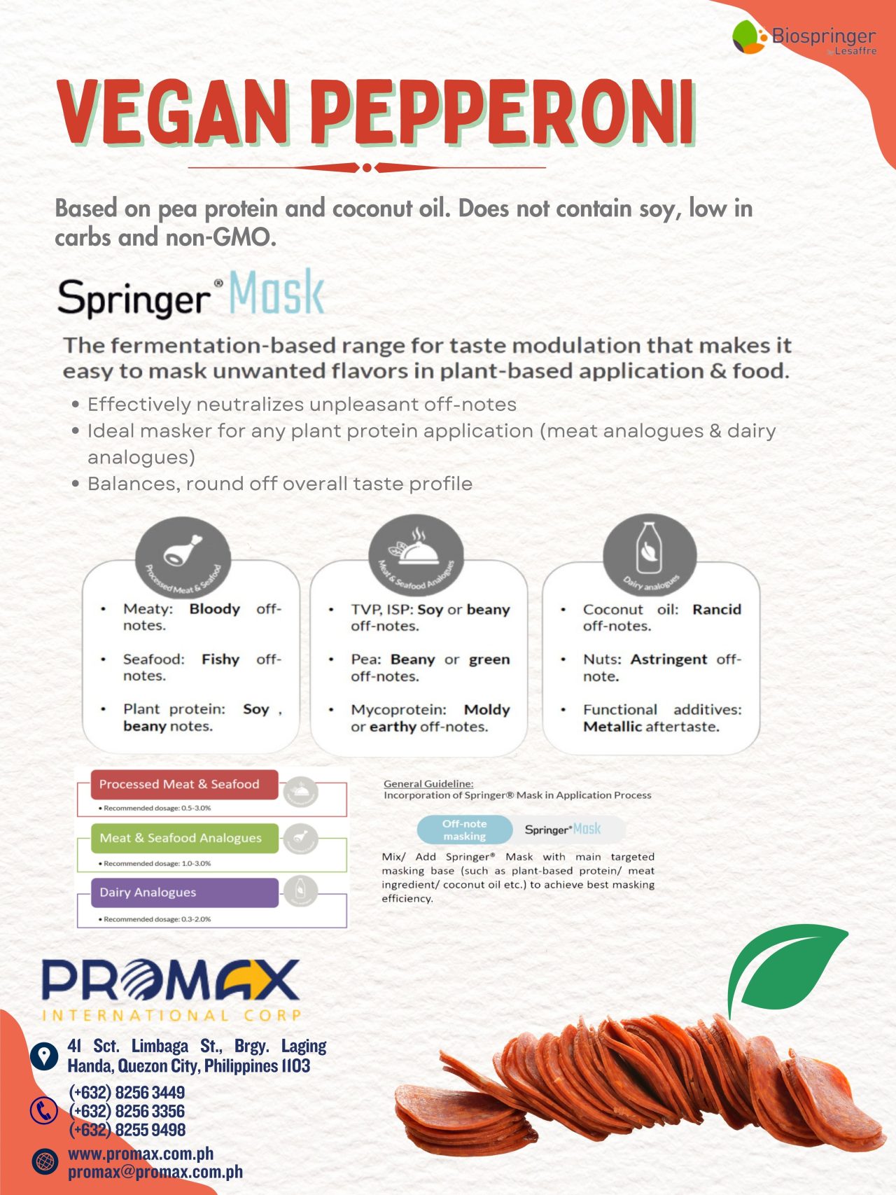 YE Application on Plant-Based Products | Promax International Corp