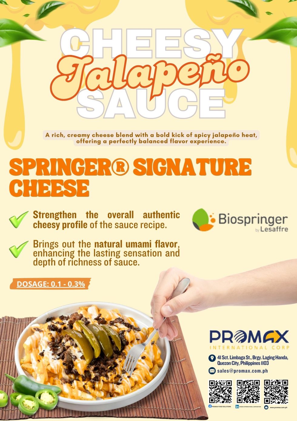 Unlock bold cheese flavor with Springer® Signature Cheese | Promax ...