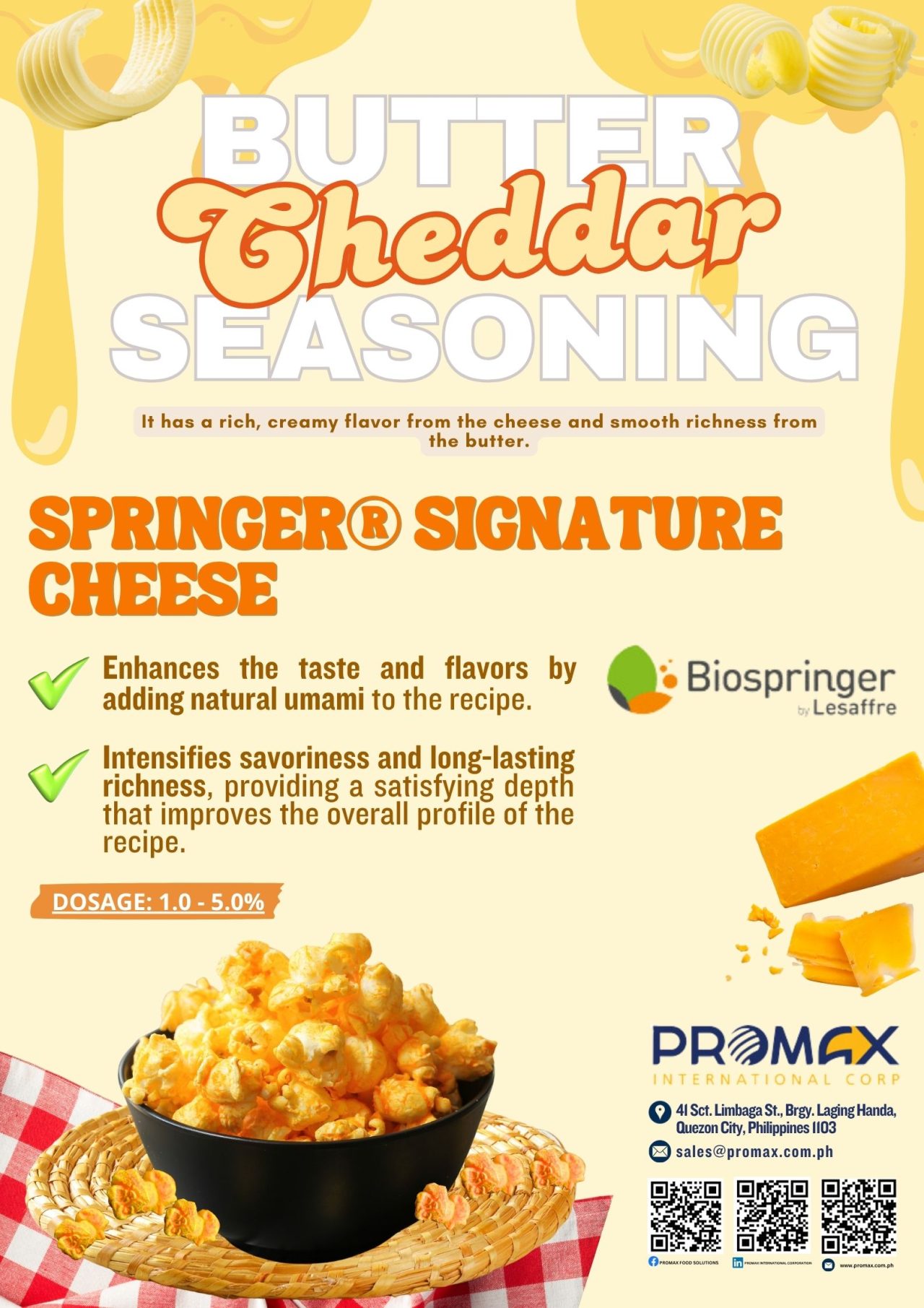 Unlock bold cheese flavor with Springer® Signature Cheese | Promax ...